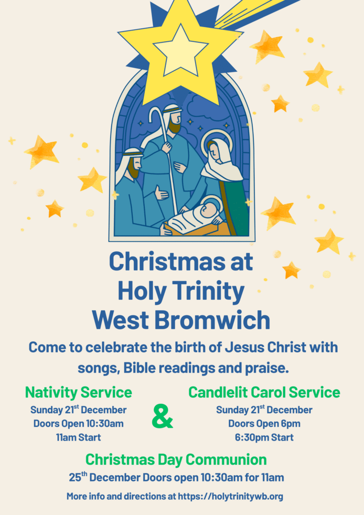 Christmas 2025 at Holy Trinity West Bromwich – Holy Trinity West Bromwich